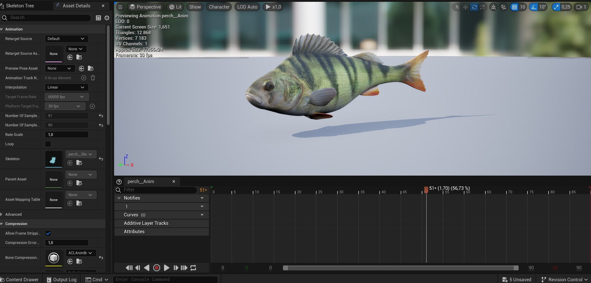 Perch Animated 3D - TurboSquid 2367025