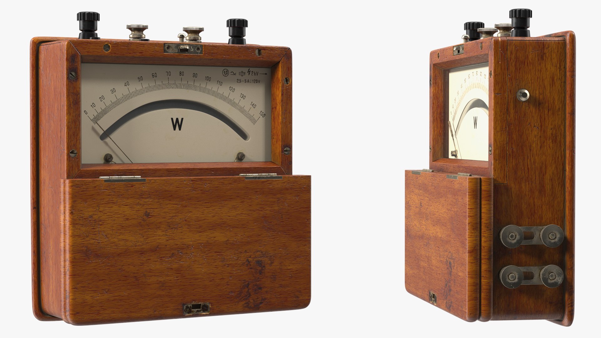 Retro Portable Watt Meter 3D - TurboSquid 1980833