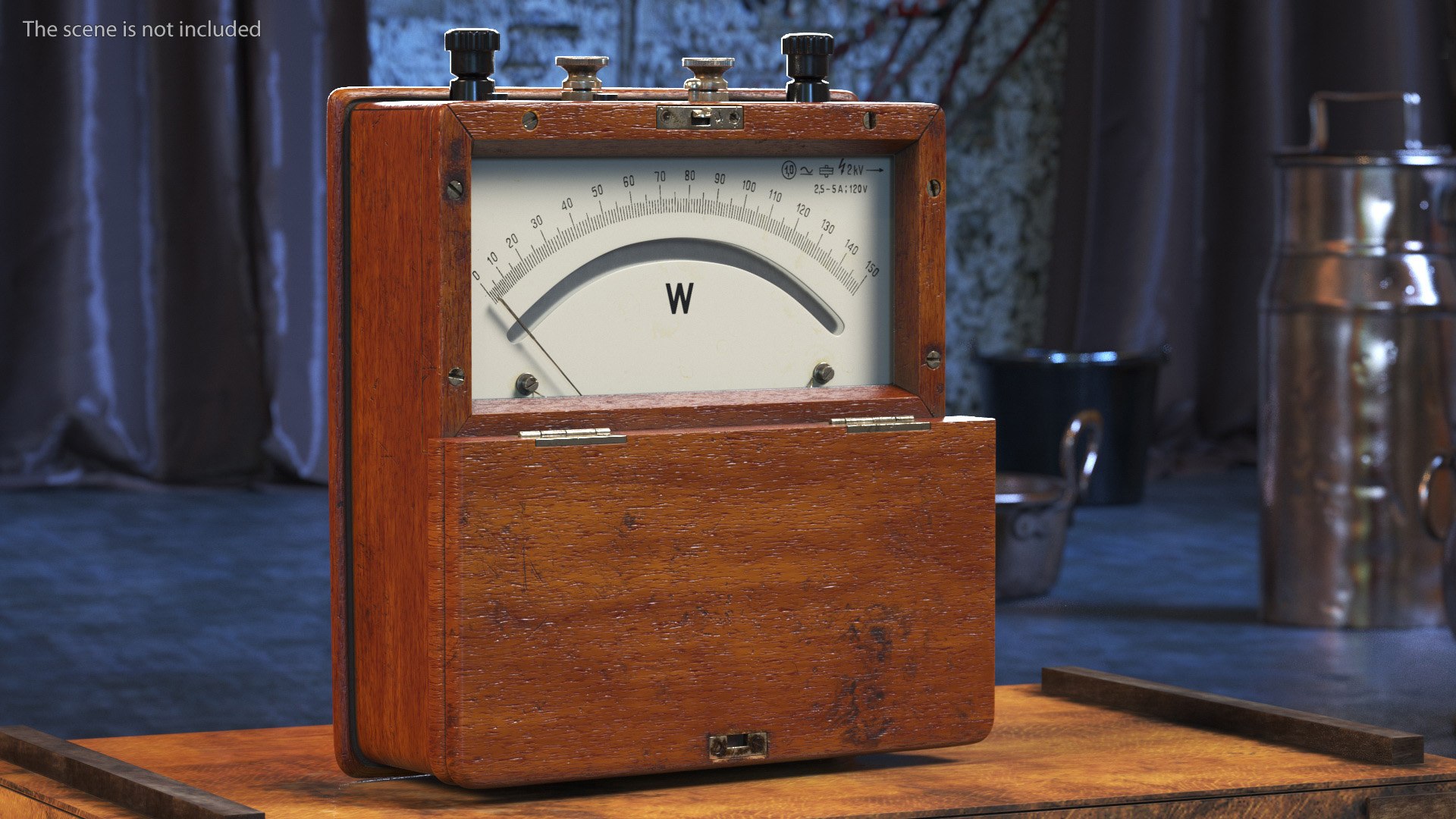 Retro Portable Watt Meter 3D - TurboSquid 1980833