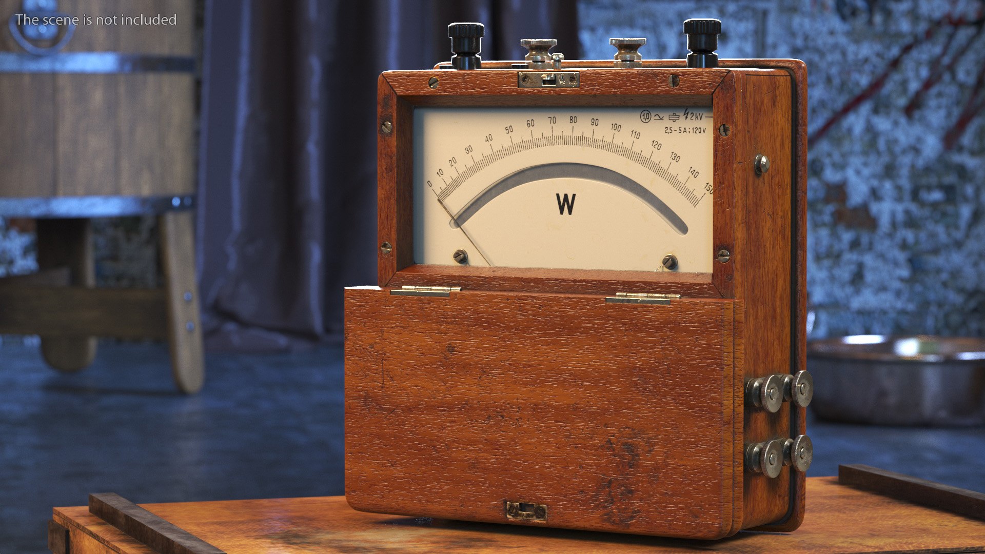 Retro Portable Watt Meter 3D - TurboSquid 1980833