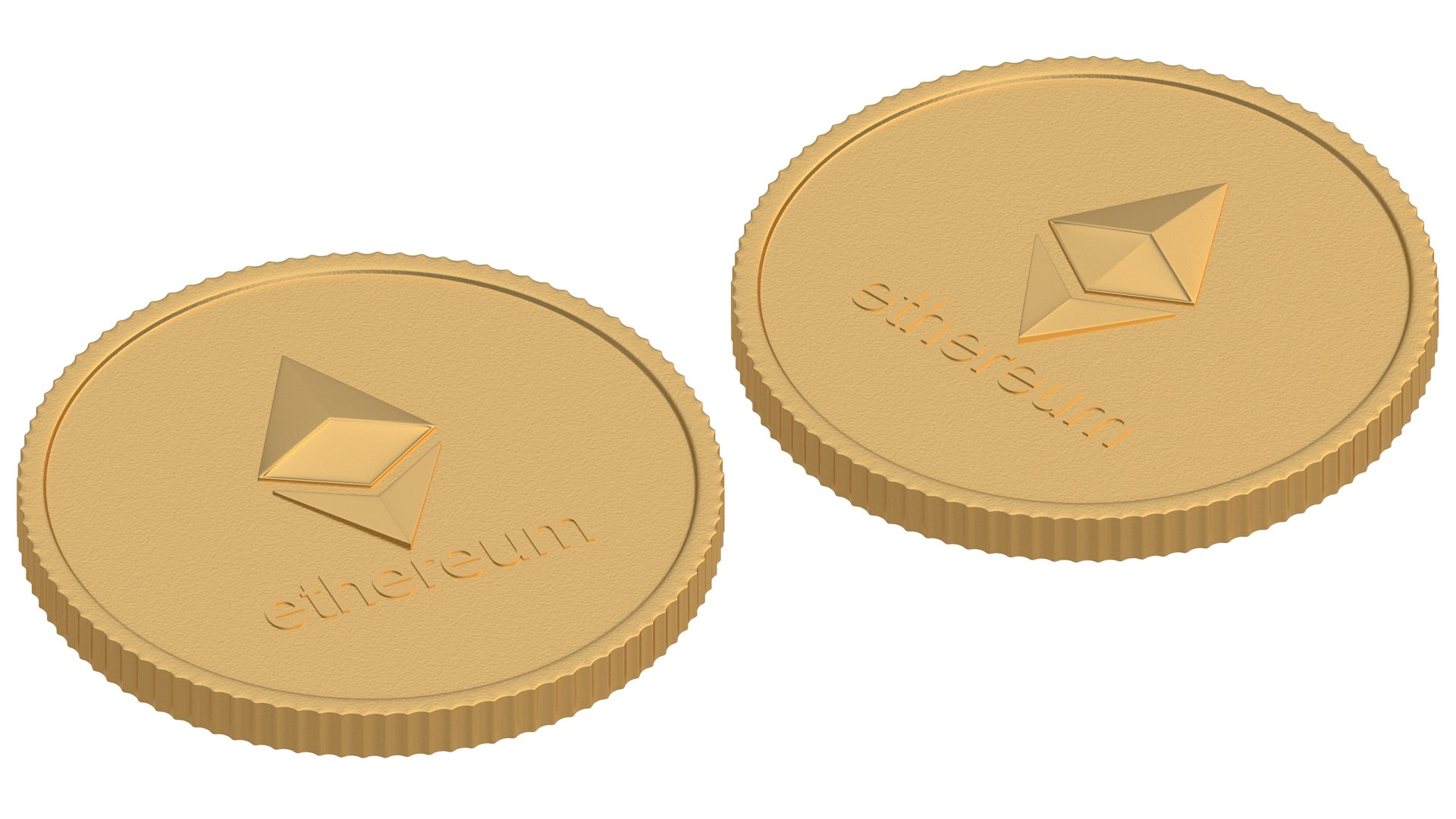 3D ethereum coin - TurboSquid 1692459