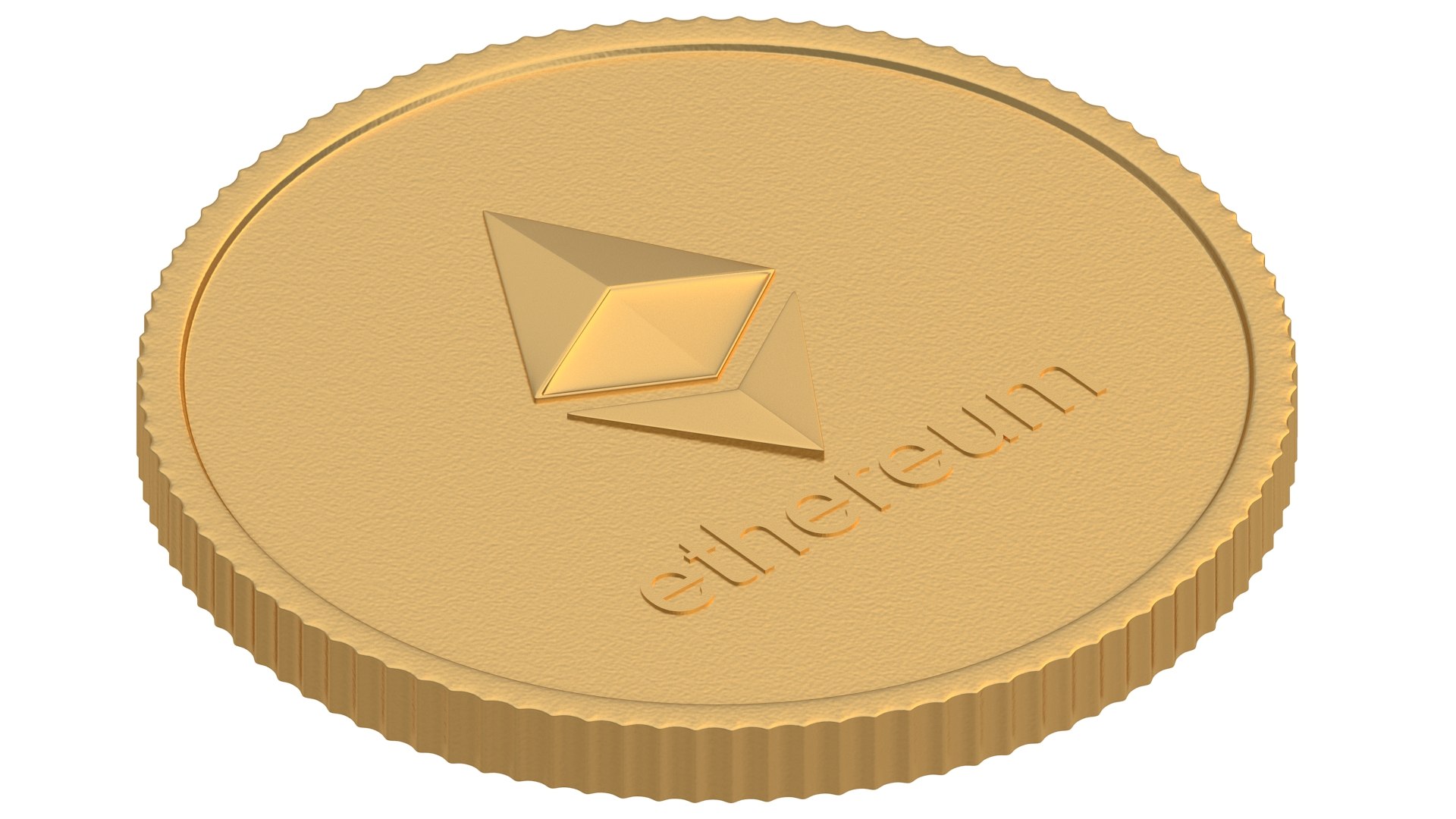 3D ethereum coin - TurboSquid 1692459