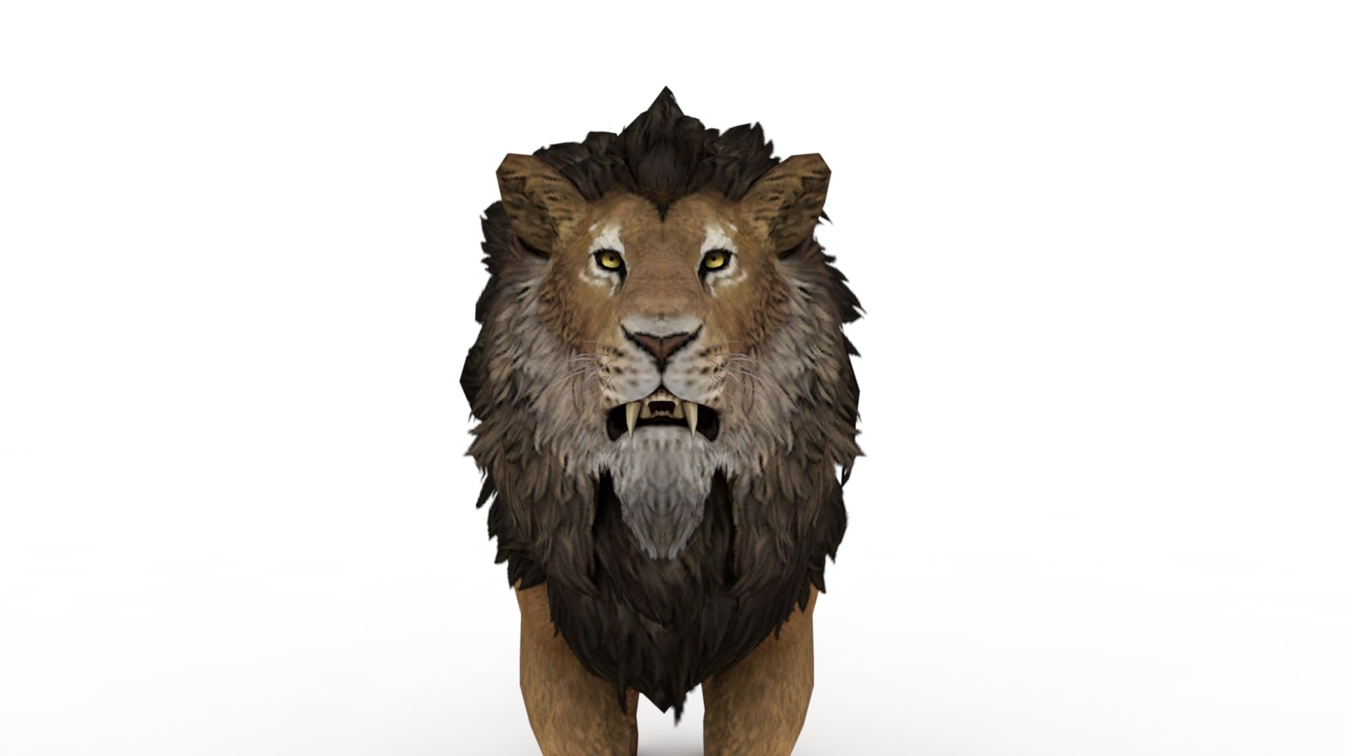 3D Lion Model - TurboSquid 1948799