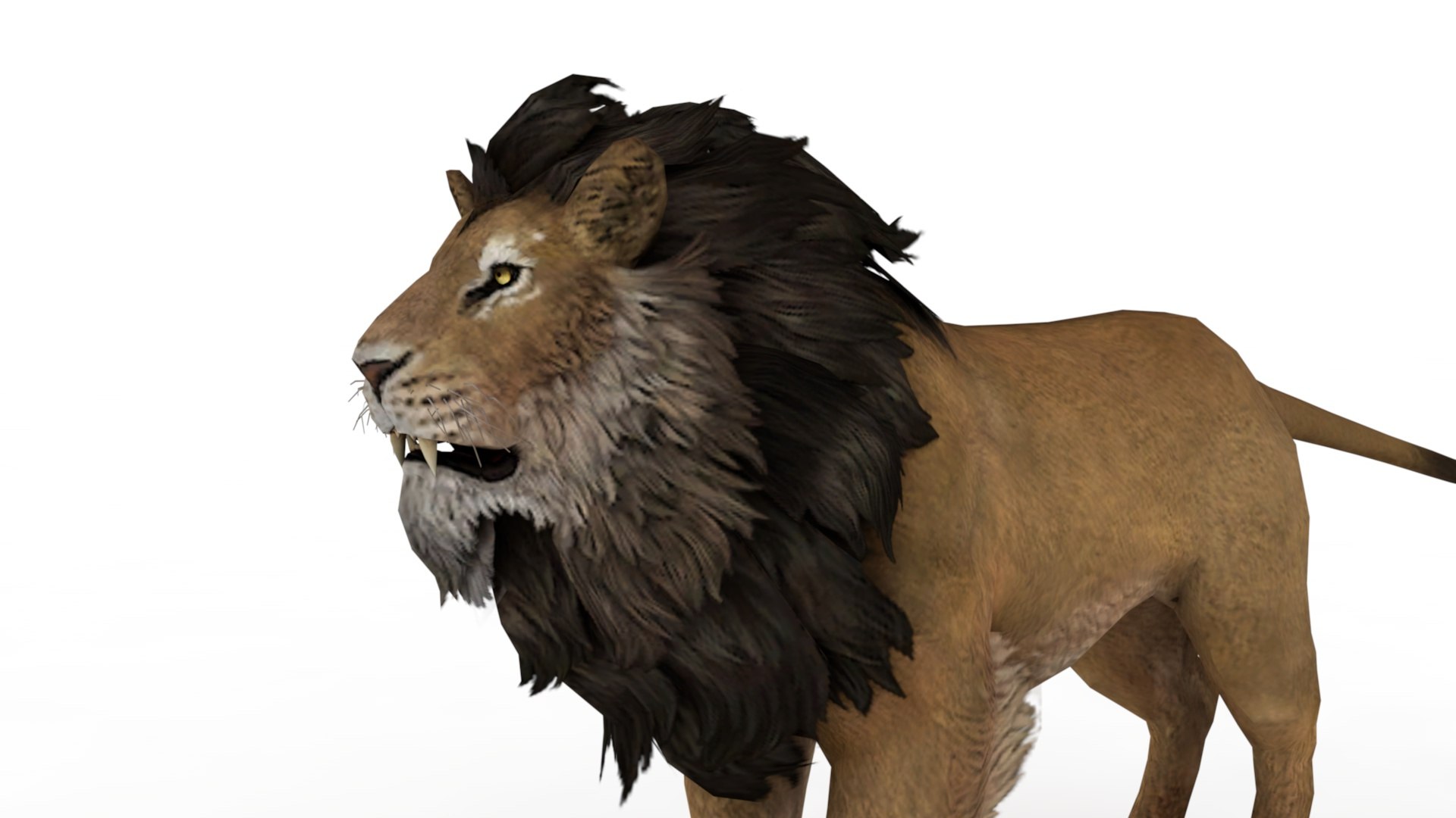 3D Lion Model - TurboSquid 1948799