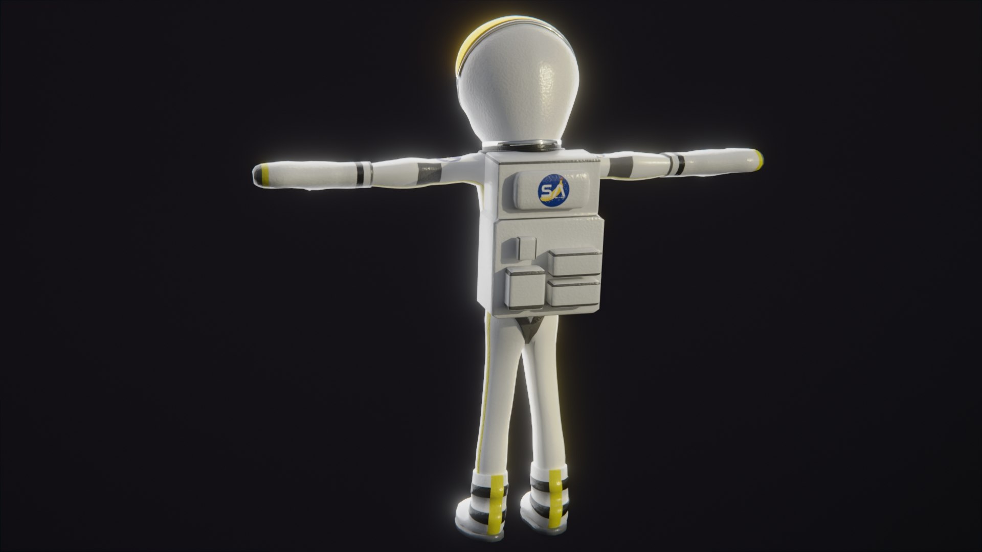 3D NFT Ape Spacesuit Model - TurboSquid 1847380