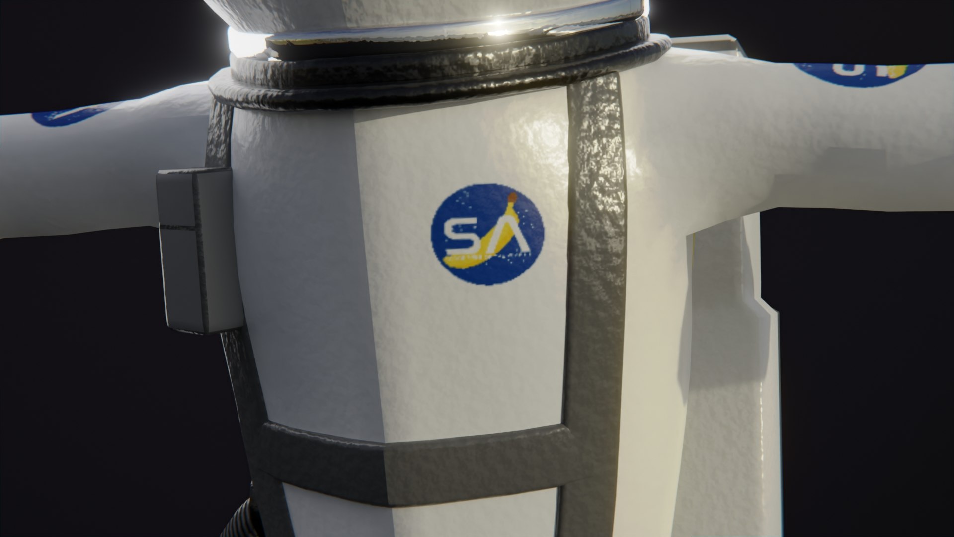 3D NFT Ape Spacesuit Model - TurboSquid 1847380