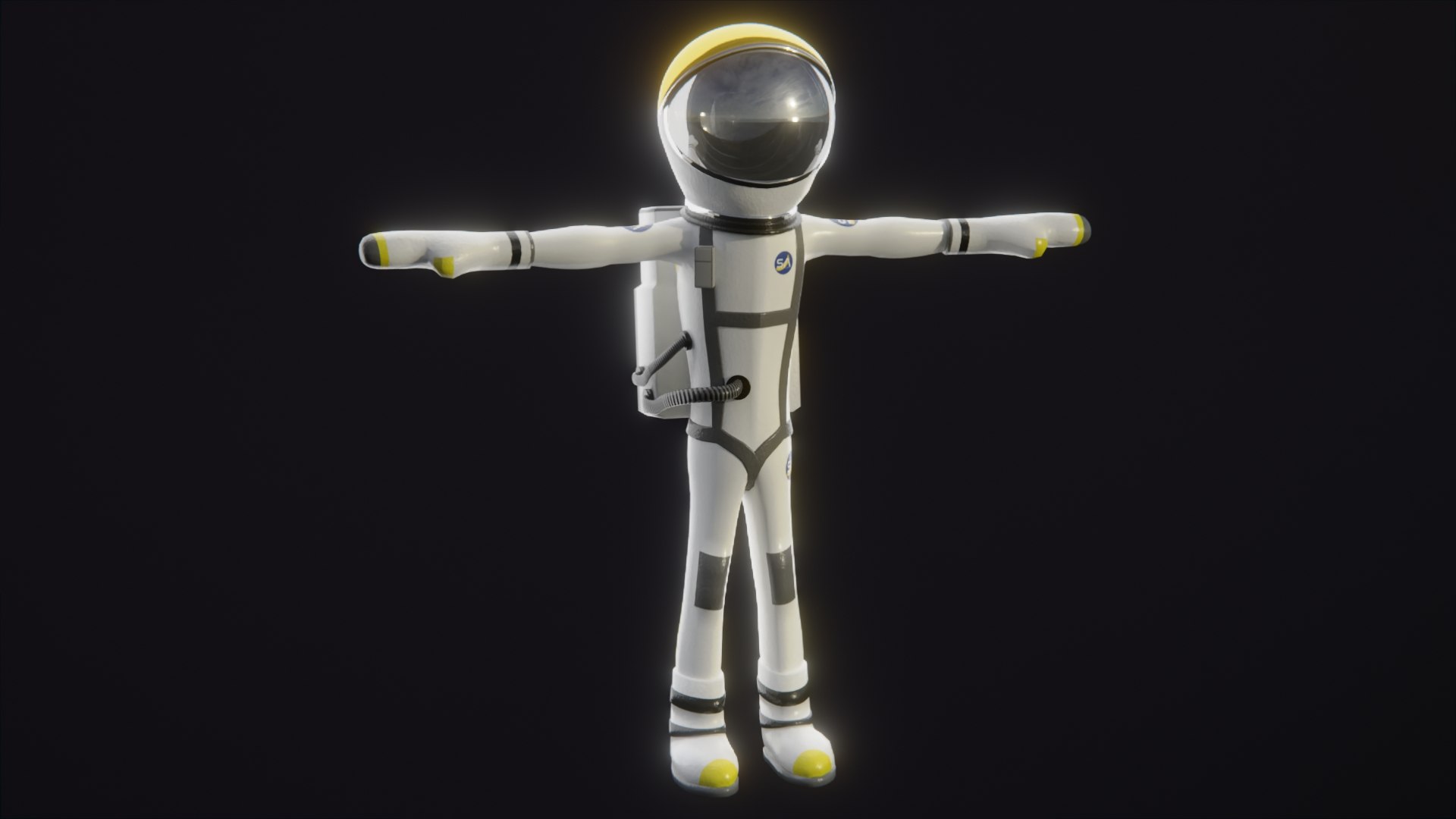 3D NFT Ape Spacesuit Model - TurboSquid 1847380