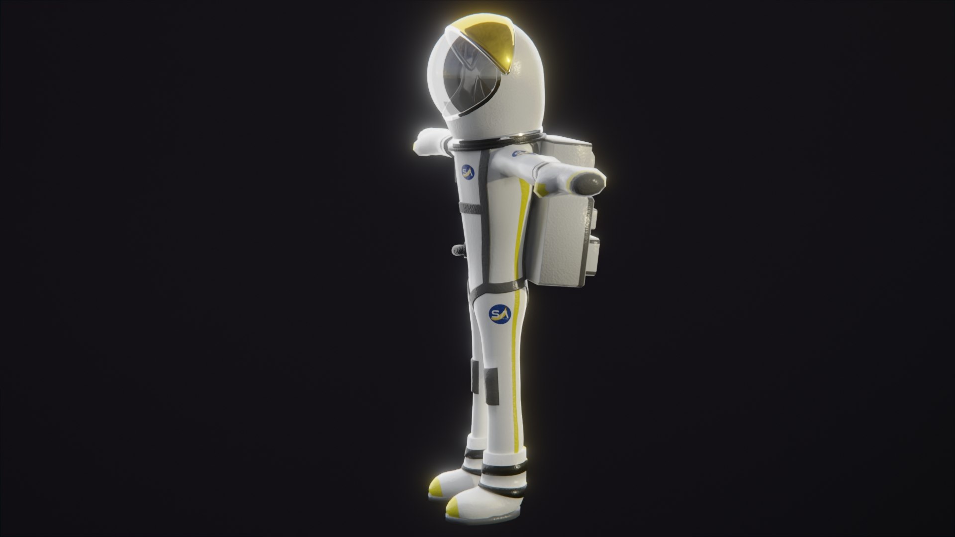 3D NFT Ape Spacesuit Model - TurboSquid 1847380