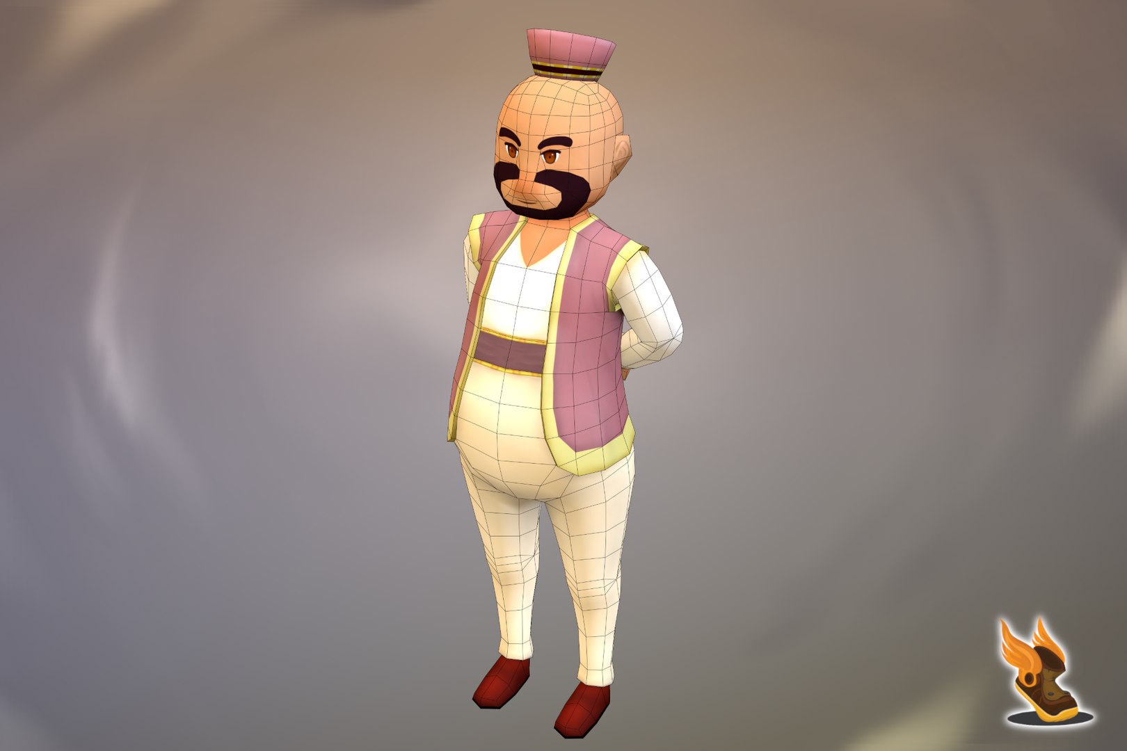 3D Stylized NPC - Desert People Hazeer - TurboSquid 2131305