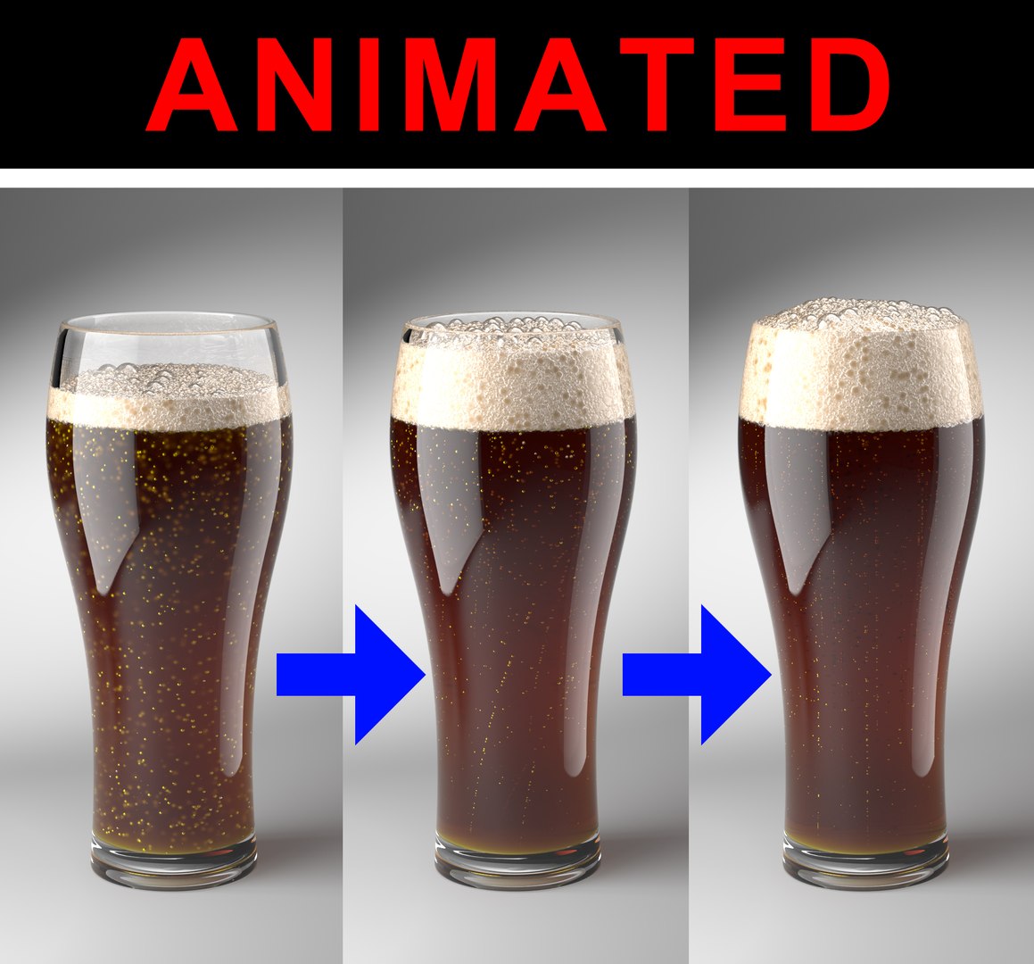 3D Animated dark Beer or Cola - TurboSquid 1764040