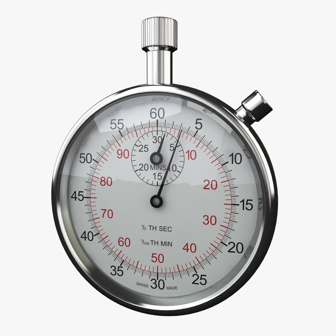 Stopwatch Watches 3d Model