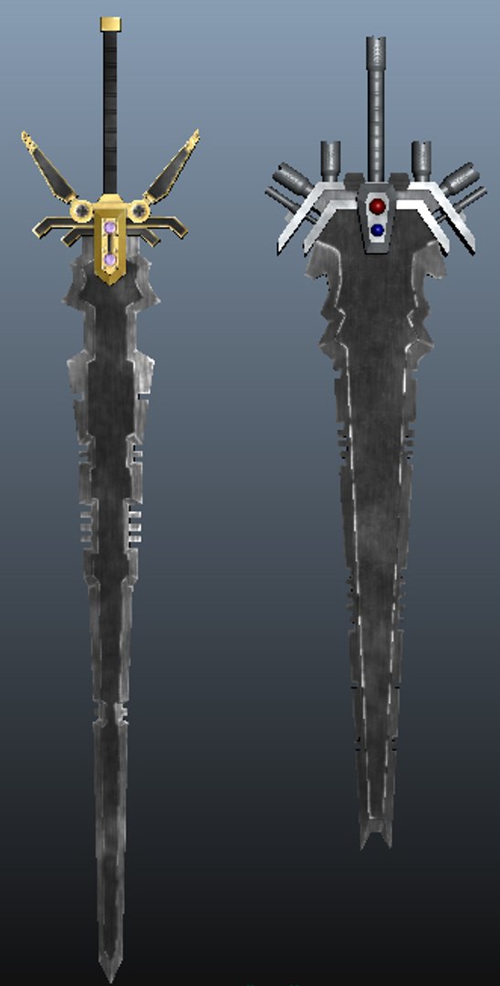 3d Model Of Ready Greatswords