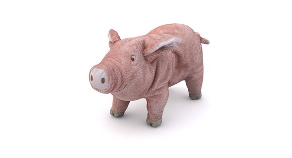 3D scan plush pig - TurboSquid 1266905