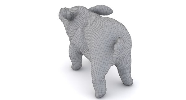 3D scan plush pig - TurboSquid 1266905