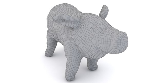 3D scan plush pig - TurboSquid 1266905
