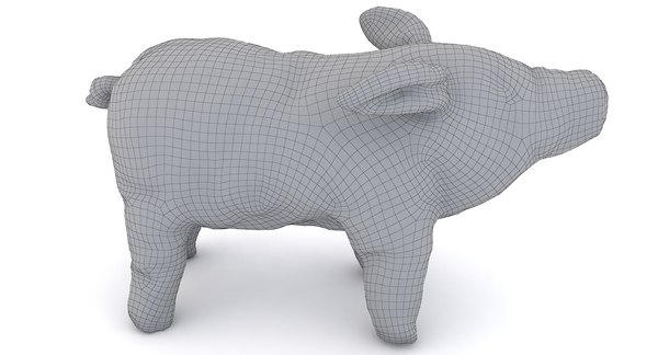 3D scan plush pig - TurboSquid 1266905