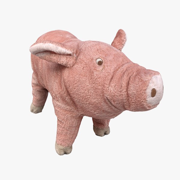 3D scan plush pig - TurboSquid 1266905