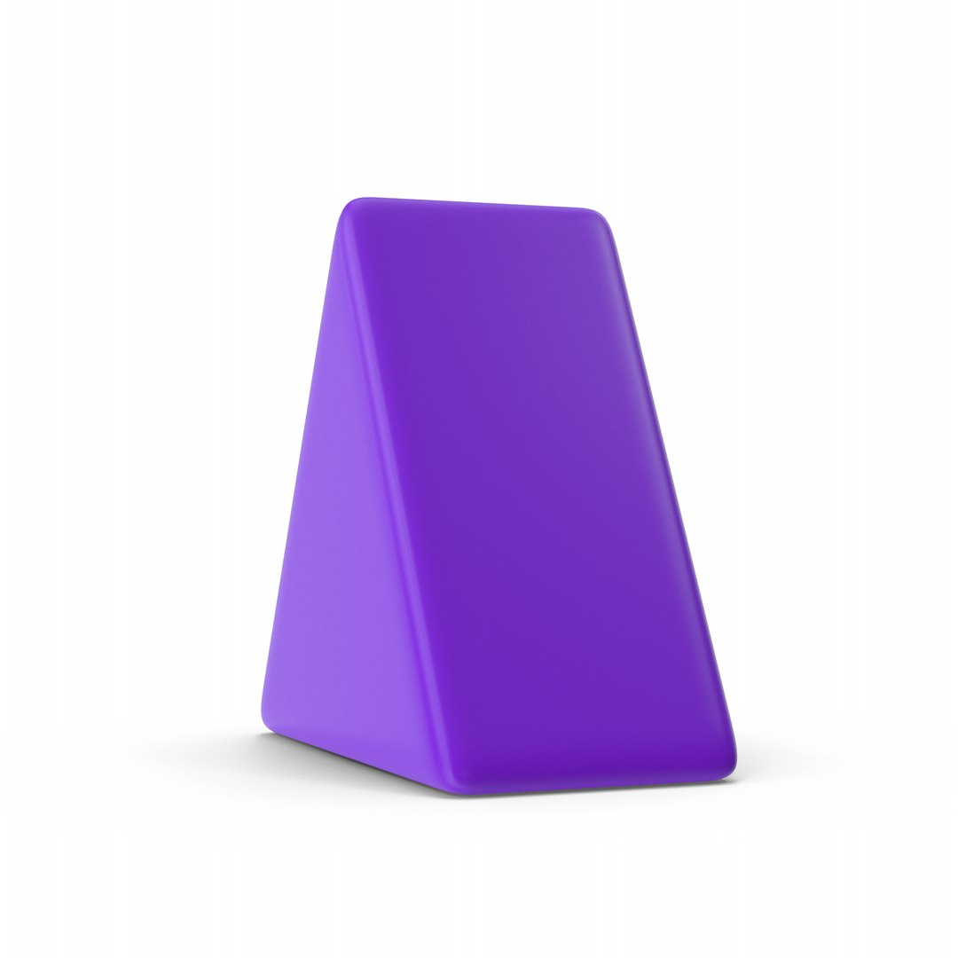 Purple Triangle Model - TurboSquid 1912202