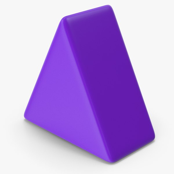 3D Purple Geometric Shape - TurboSquid 1912226