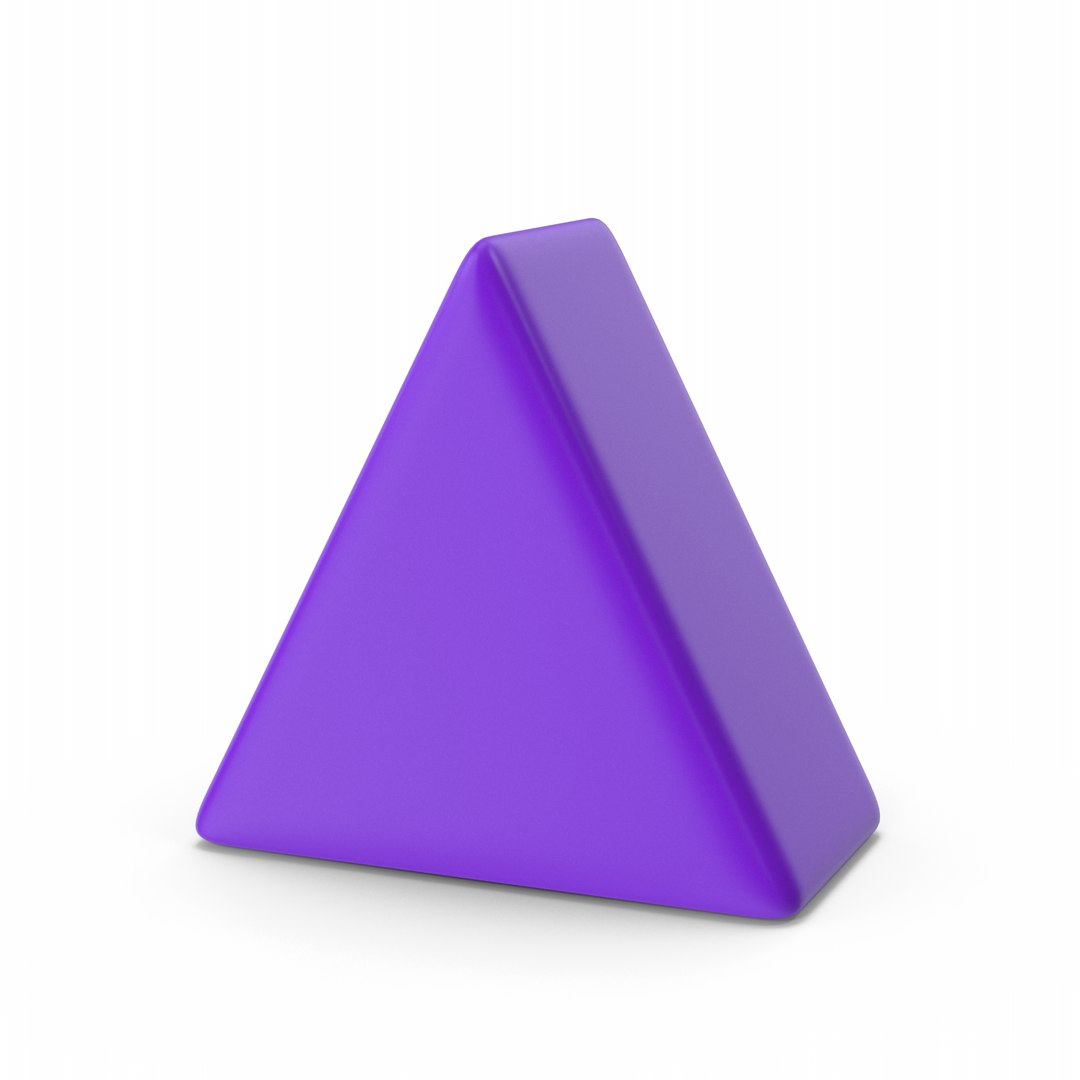 Purple Triangle Model - TurboSquid 1912202