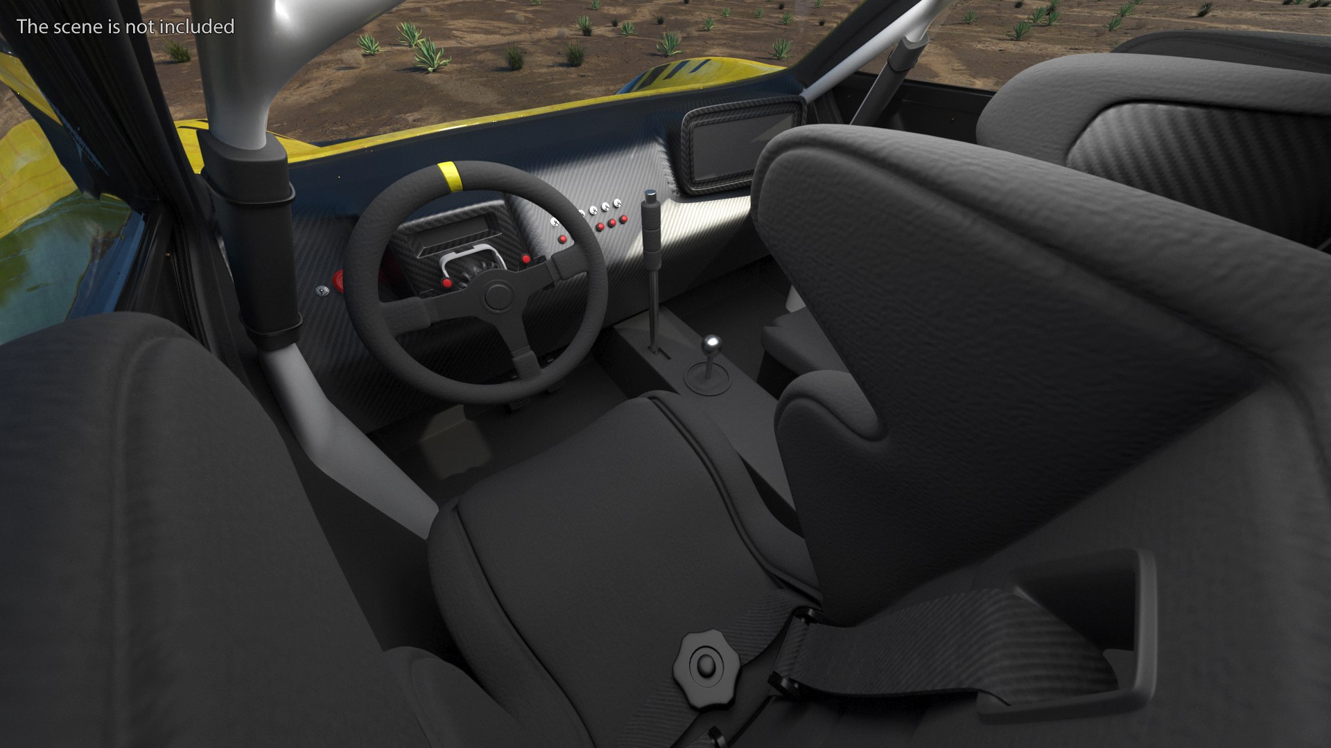 Extreme E Car Racing Electric SUV Dirty Rigged for Cinema 4D 3D model ...