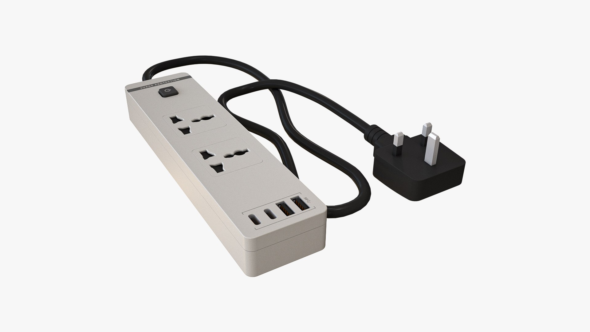 3D Model 2-Way Extension Lead - TurboSquid 2114197