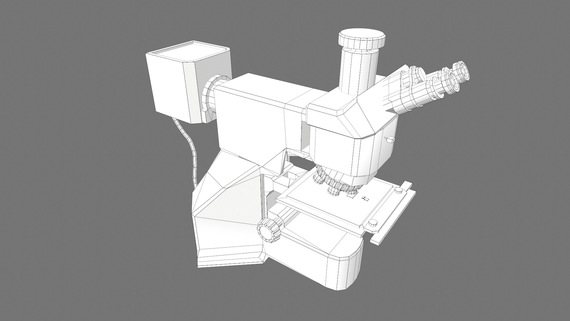 3D Model Fluorescence Microscope - TurboSquid 1470766