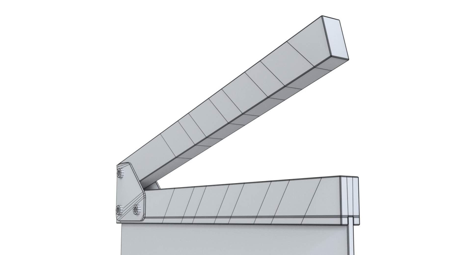 Clapperboard Clapper 3D Model - TurboSquid 1535928