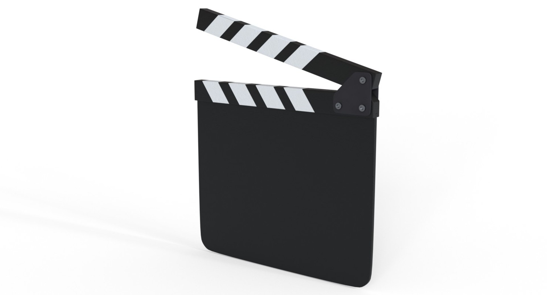 Clapperboard Clapper 3D Model - TurboSquid 1535928
