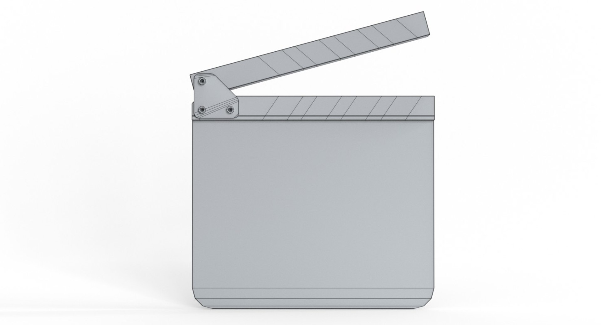 Clapperboard Clapper 3D Model - TurboSquid 1535928