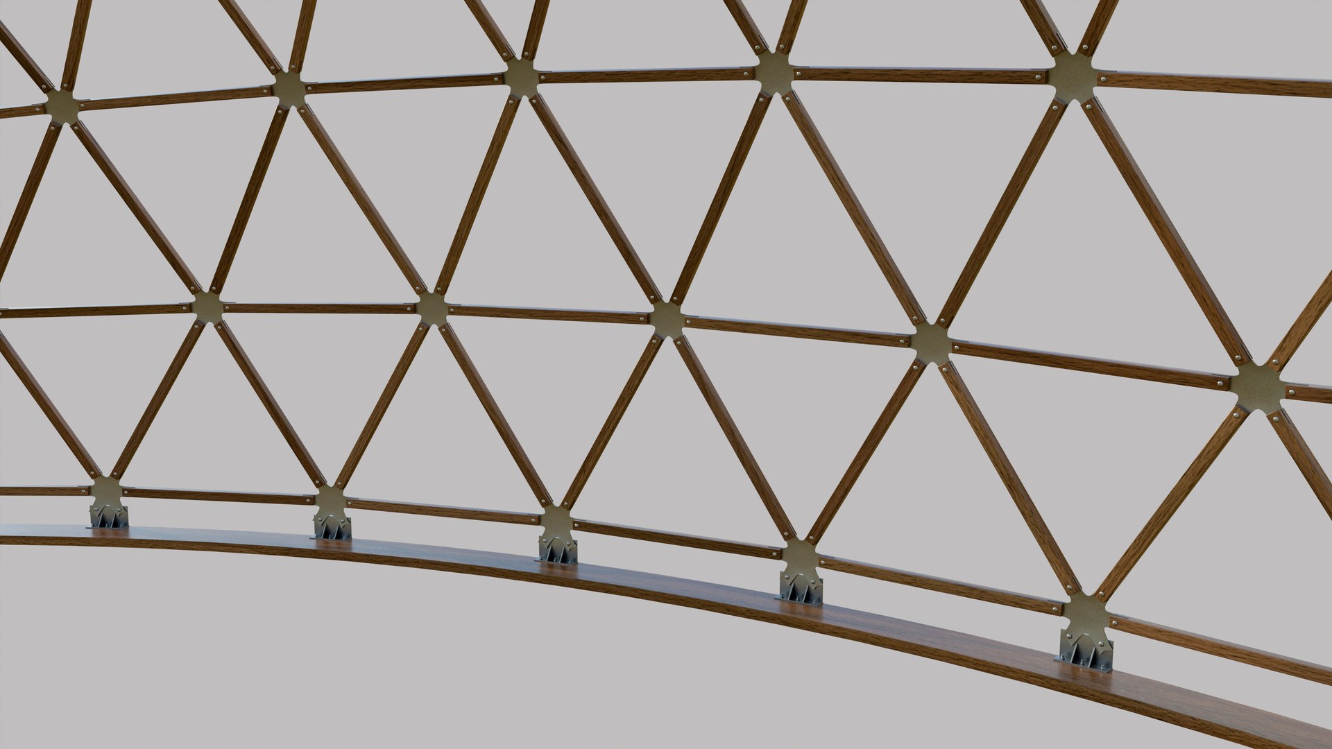3D Geodesic Dome V8 Construction Model - TurboSquid 2258822
