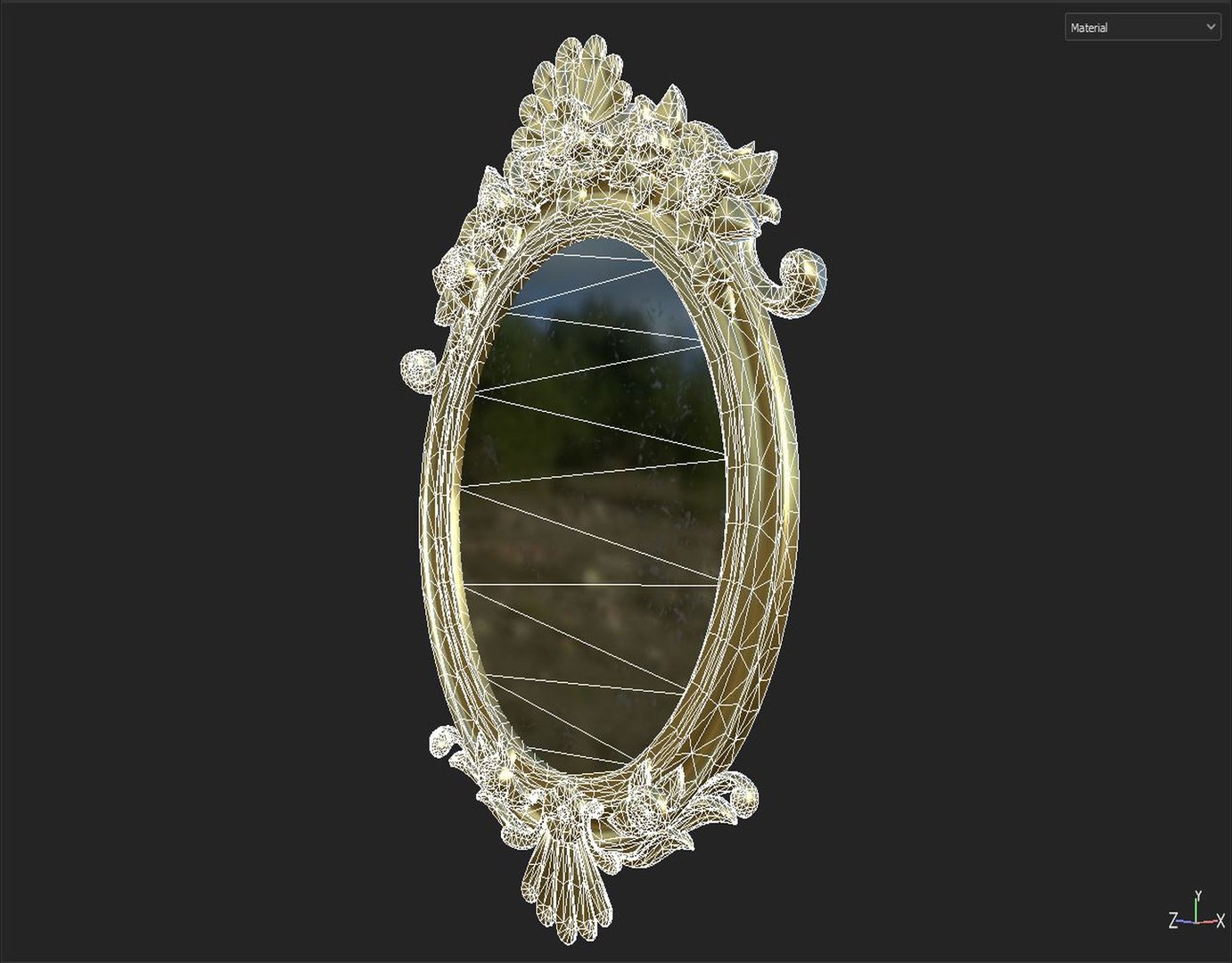Mirror 3D Model - TurboSquid 2245210