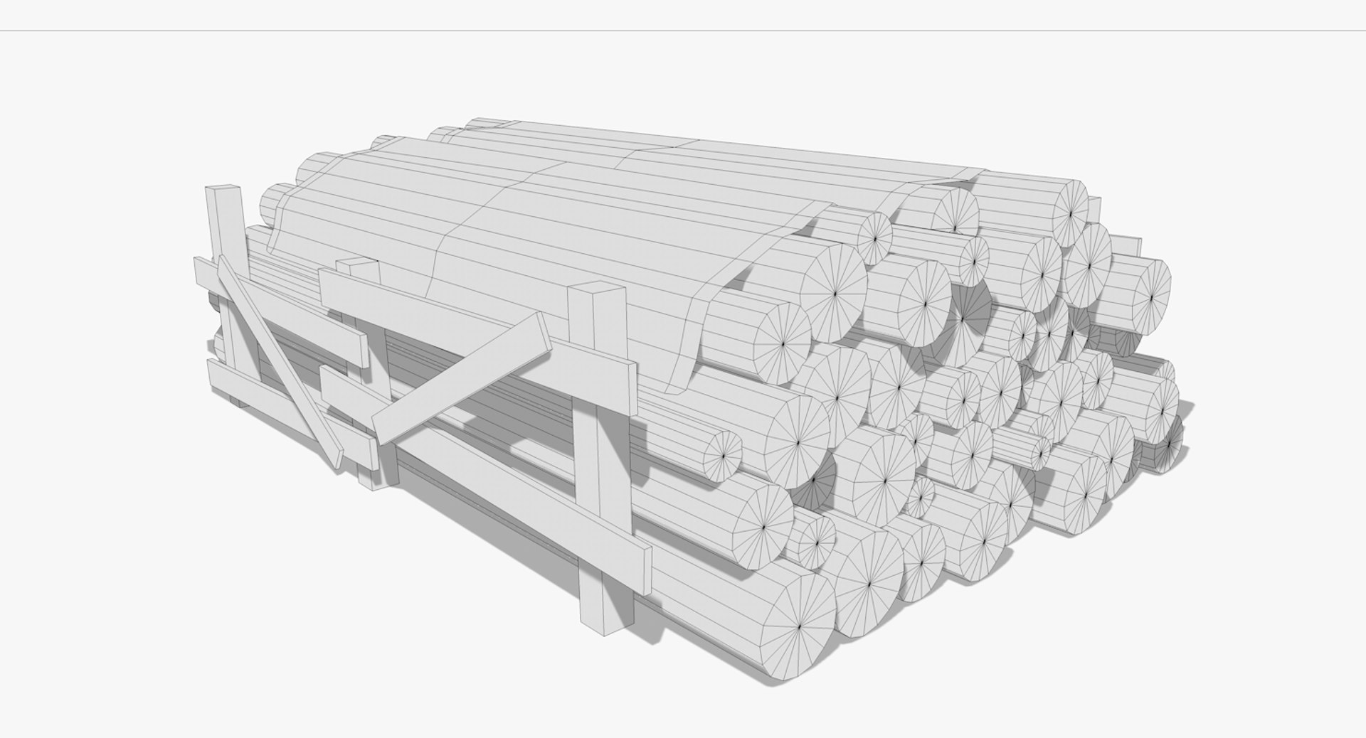 3D Materials Old Wooden Logs - TurboSquid 1323239