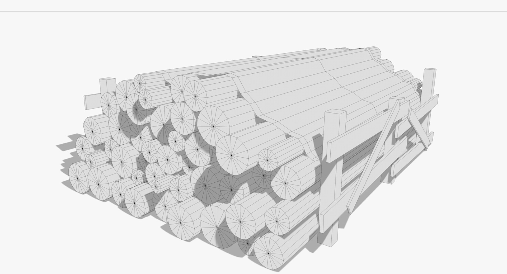 3D Materials Old Wooden Logs - TurboSquid 1323239