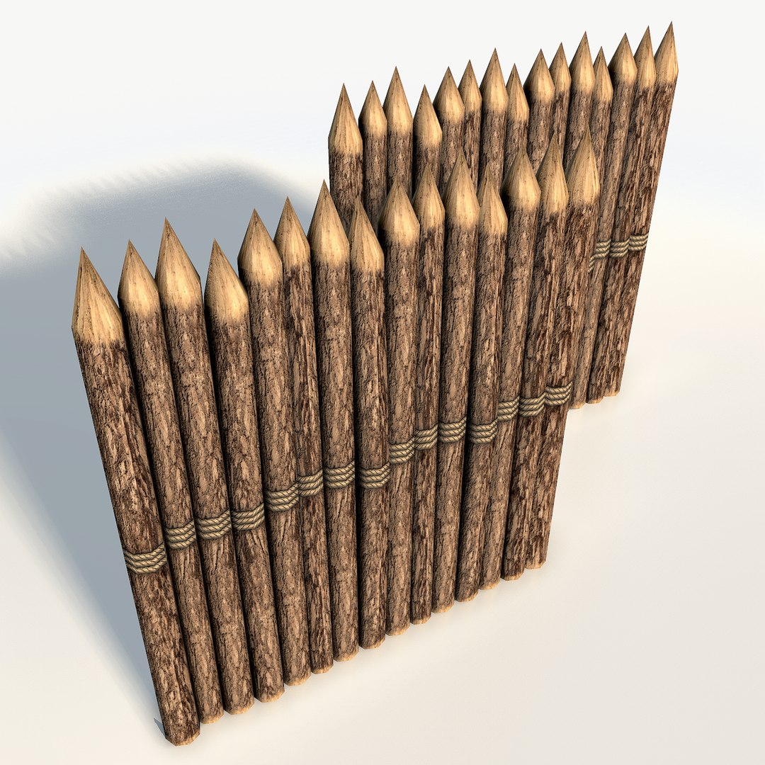 3d Wooden Stockade