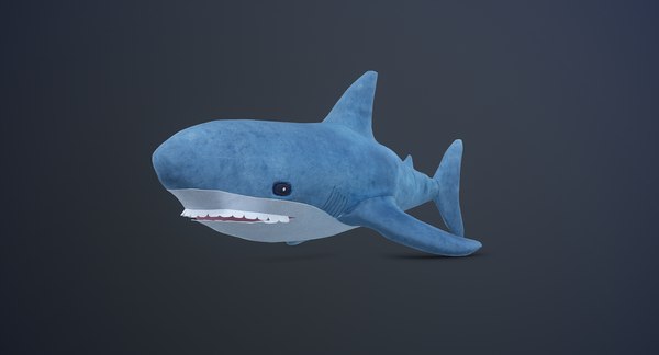 3D ikea blahaj skark toy model - TurboSquid 1370892