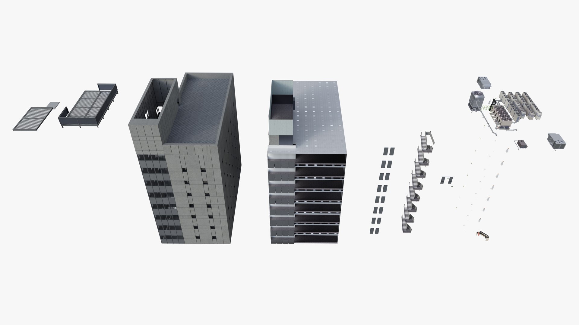 Modular City - Building AS47 Model - TurboSquid 2076133