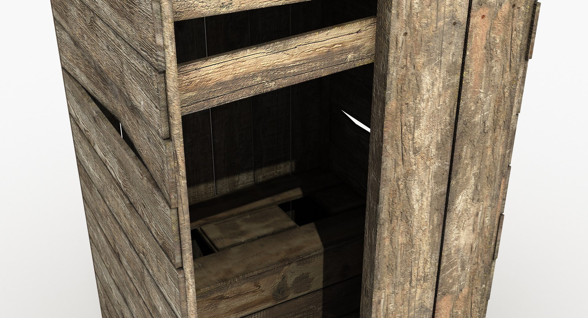 3D Wooden Wood Toilet Model - TurboSquid 1176547