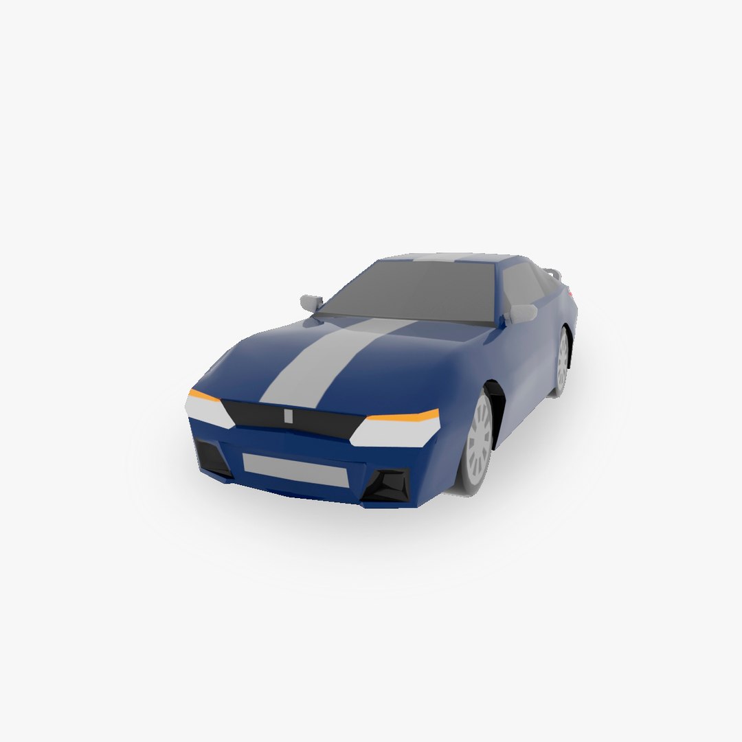 3D Racing Car Low Poly - TurboSquid 1960759