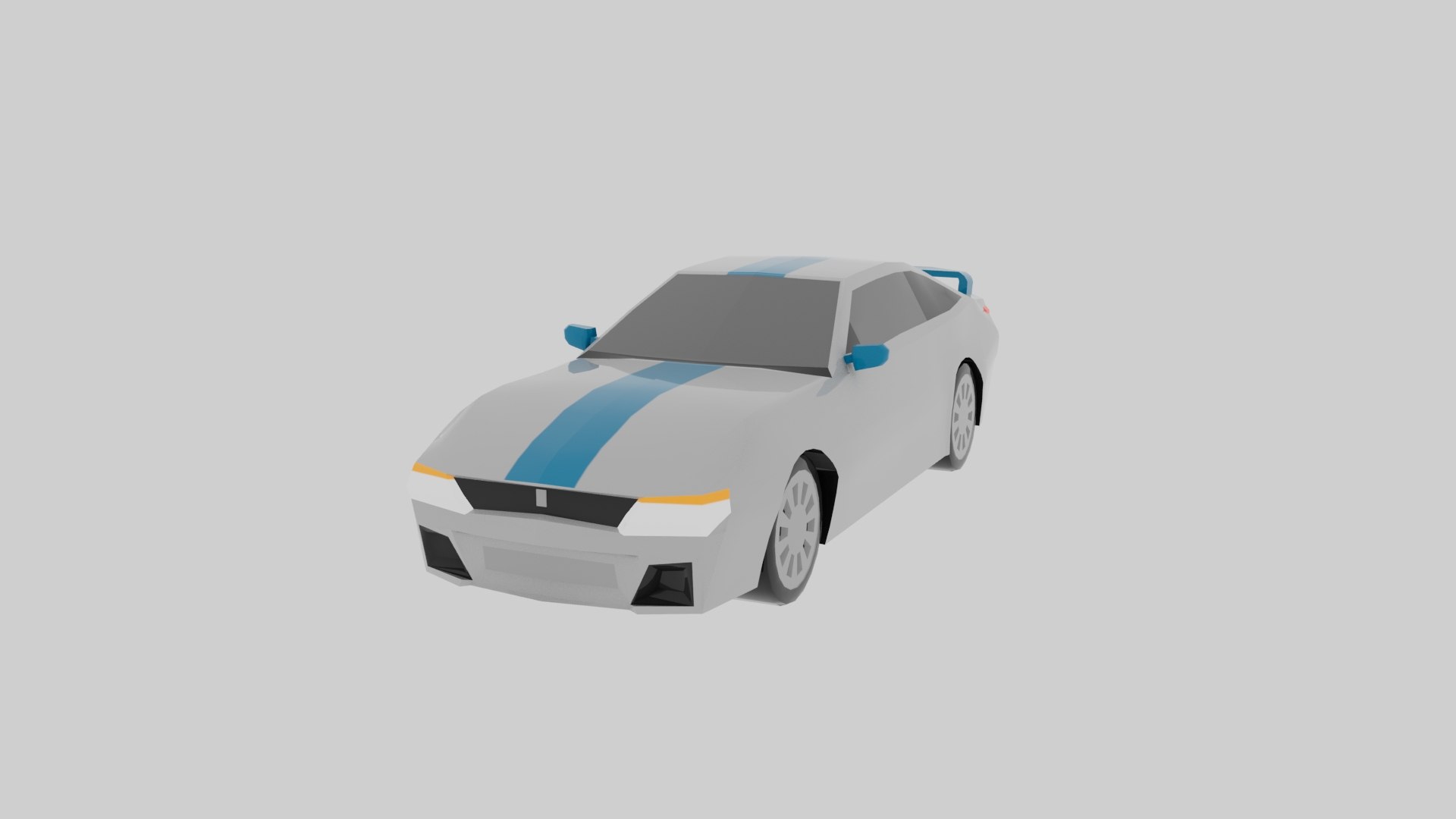 3D Racing Car Low Poly - TurboSquid 1960759