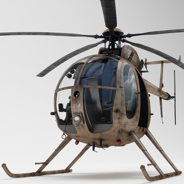 3d 3ds ah-6 little bird 4