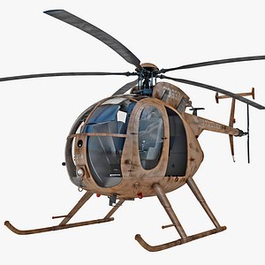 Download Free & Premium AH-6 Little Bird 3D Models | TurboSquid