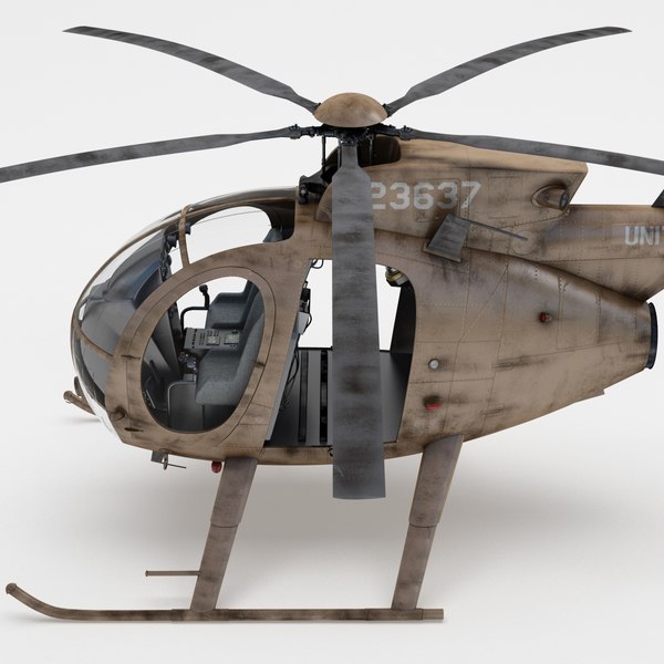 3d 3ds ah-6 little bird 4