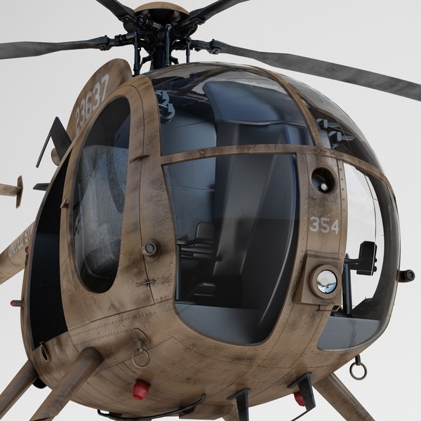 3d 3ds ah-6 little bird 4