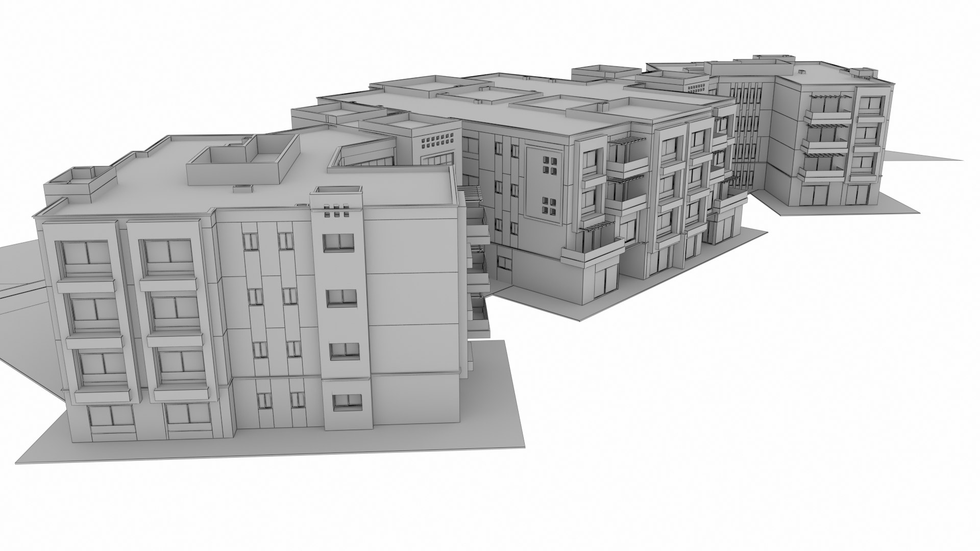 3D Model Condominium 2 - TurboSquid 1724682