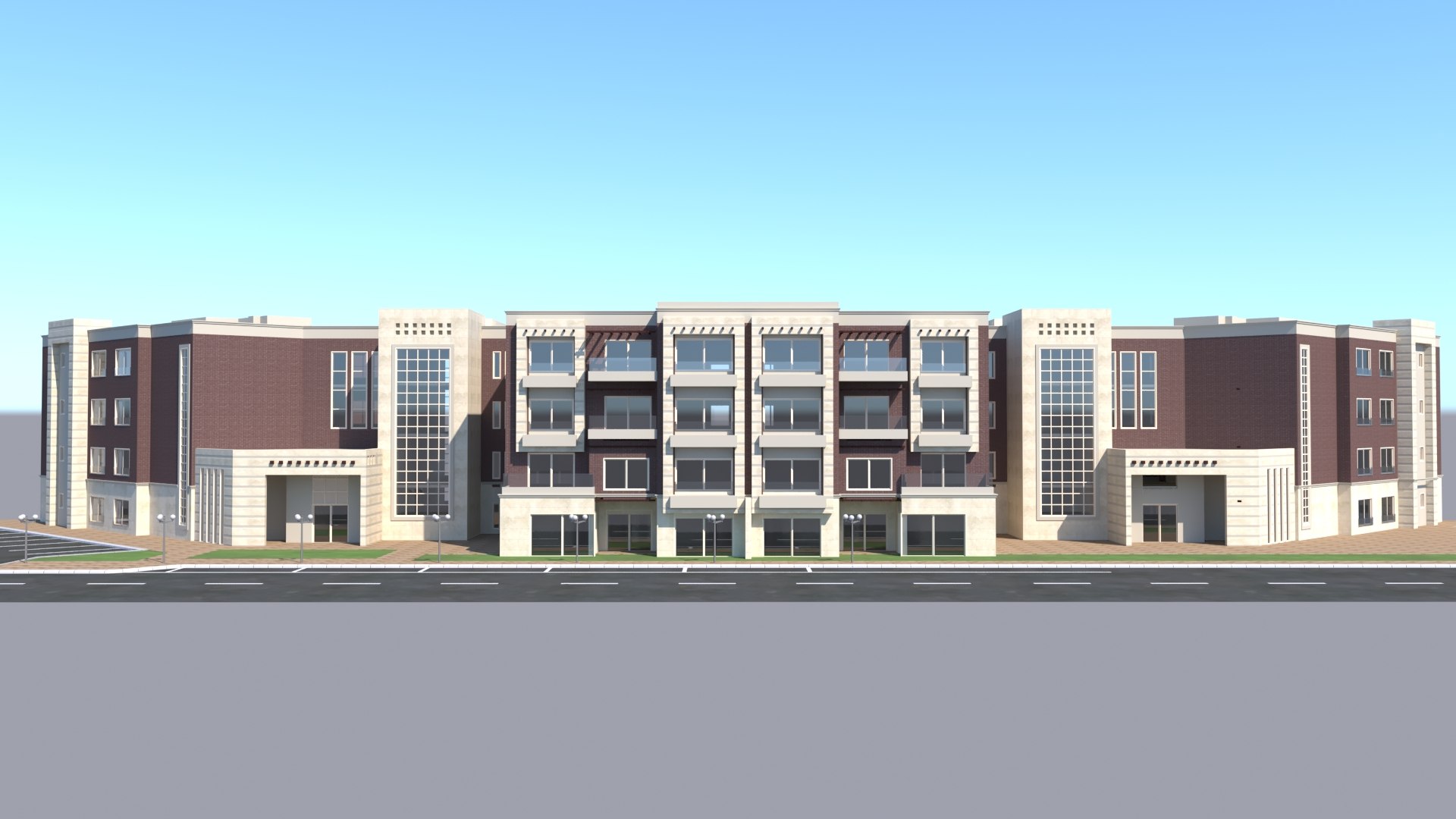 3D Model Condominium 2 - TurboSquid 1724682