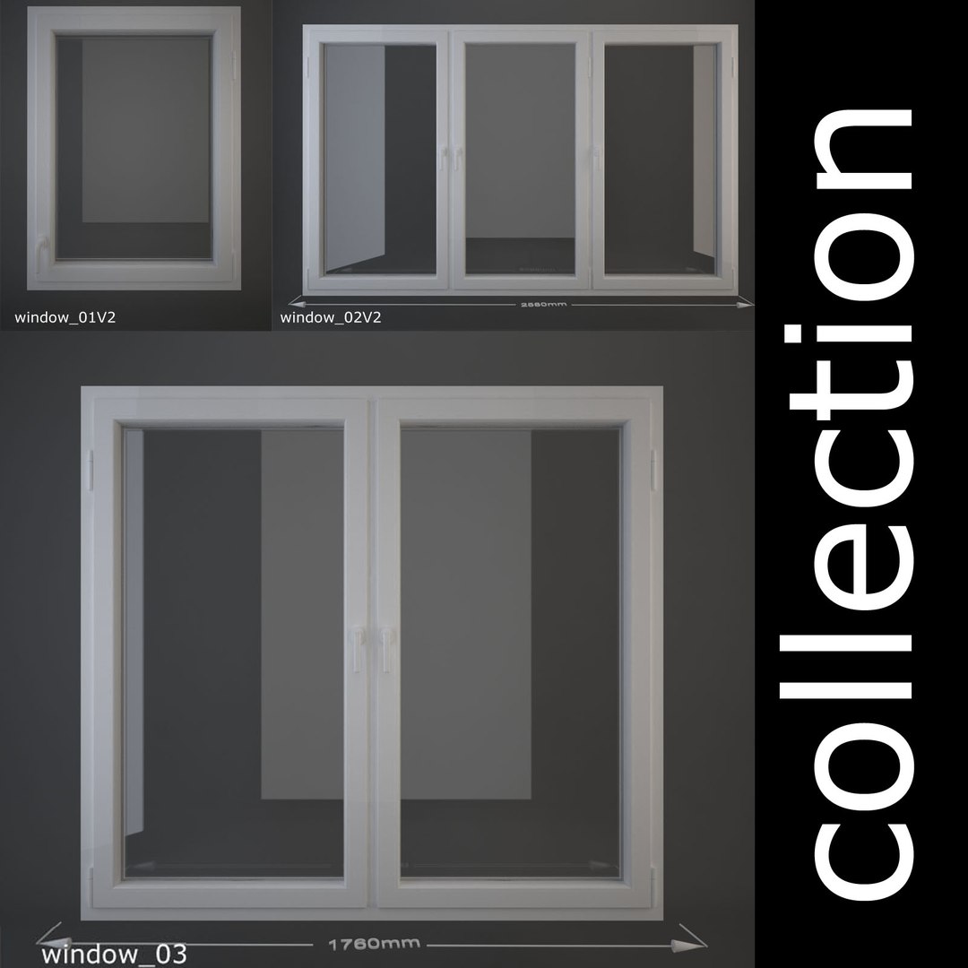3ds Max Plastic Windows