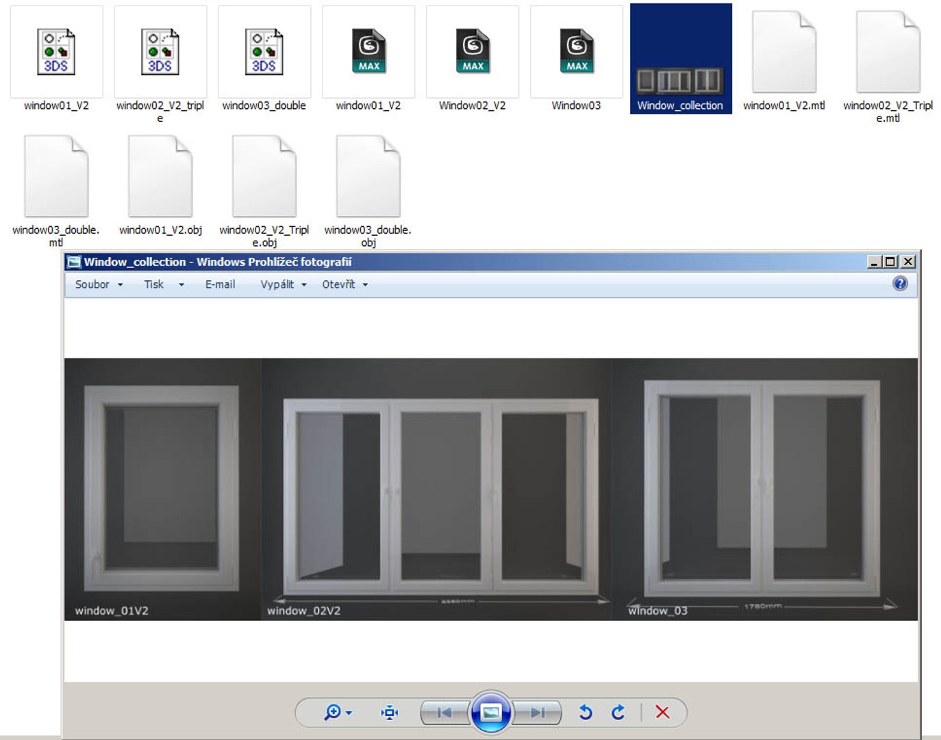 3ds Max Plastic Windows