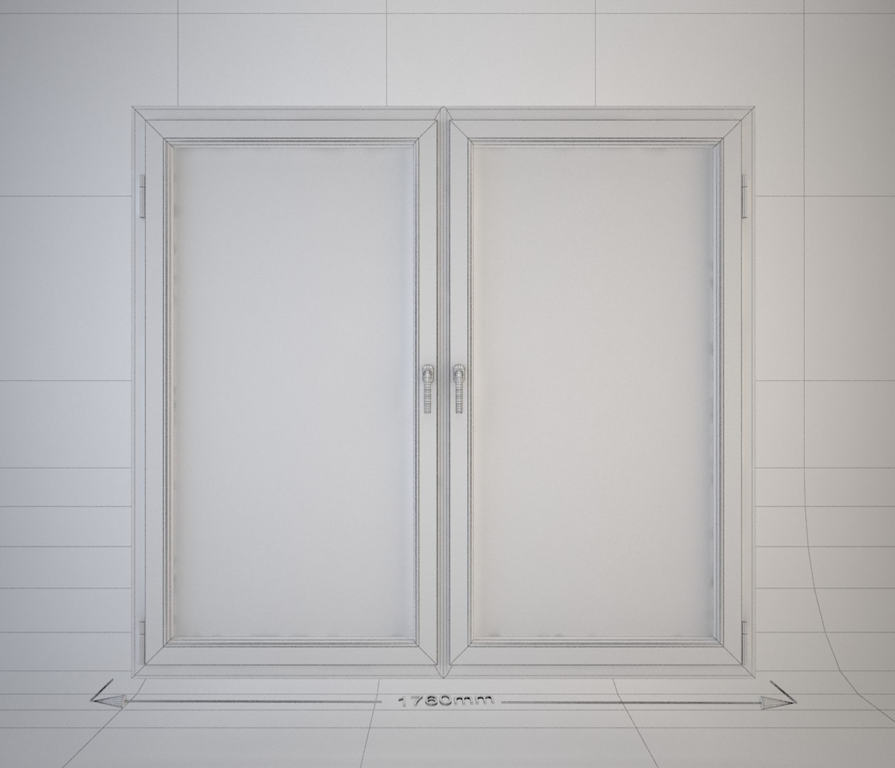 3ds Max Plastic Windows