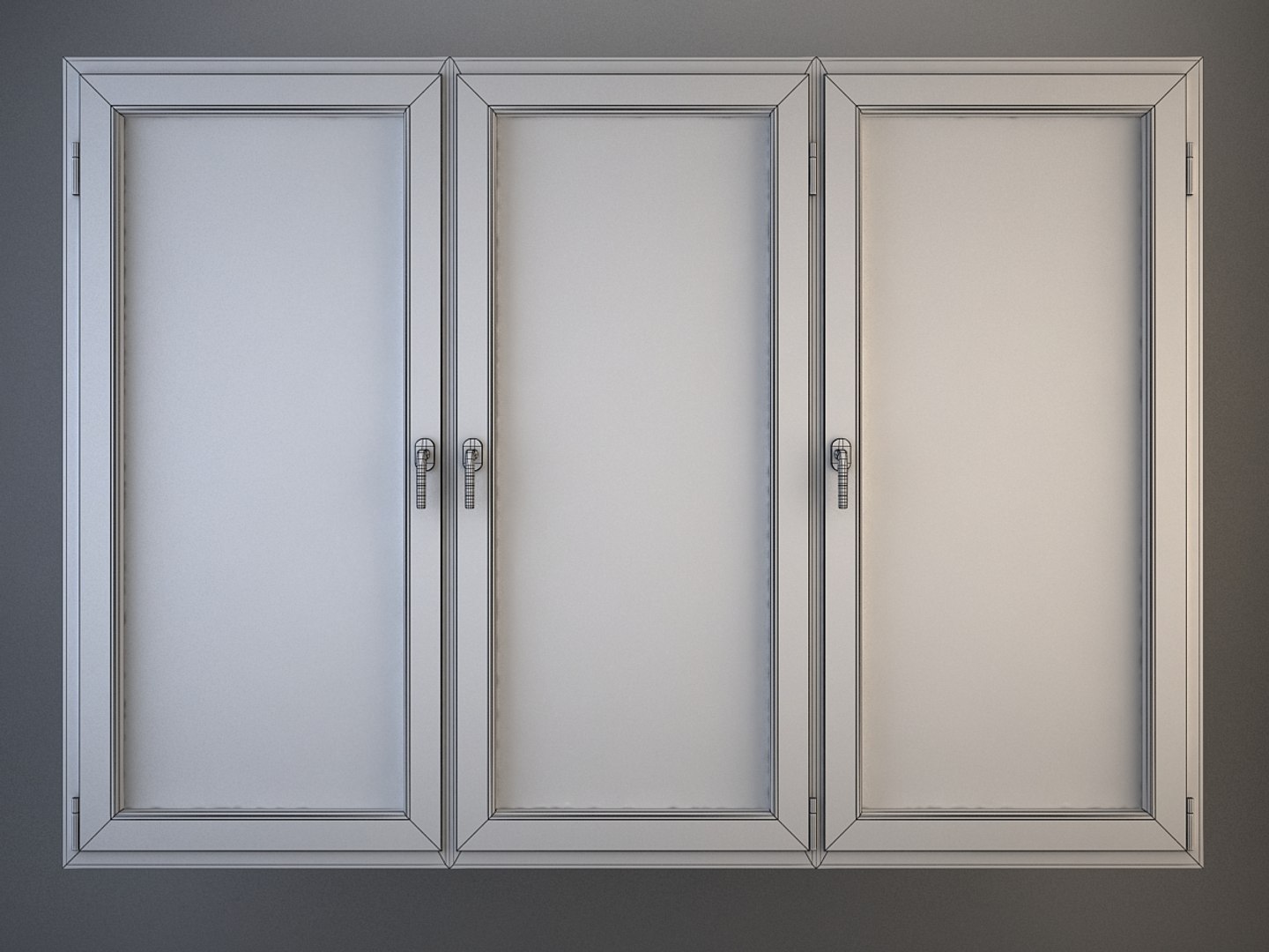 3ds Max Plastic Windows